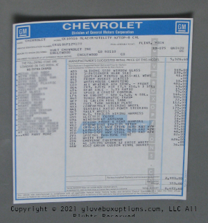 1973-1983 GM Pickup Products - Impact Printed Reproduction SPID and ...