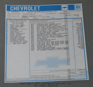 1973-1983 GM Pickup Products - Impact Printed Reproduction SPID and ...