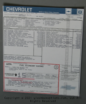 1973-1983 GM Pickup Products - Impact Printed Reproduction SPID and ...