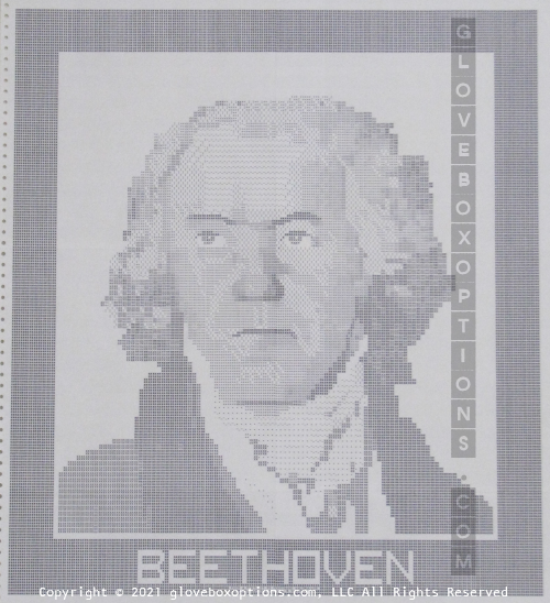 ASCII Line Printer Art