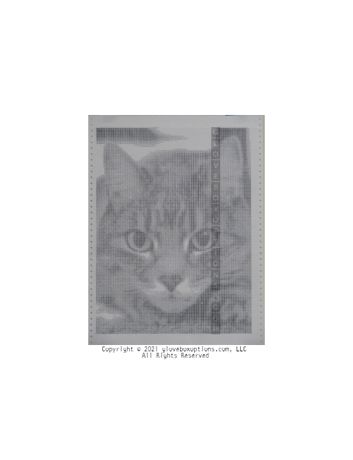 ASCII Line Printer Art